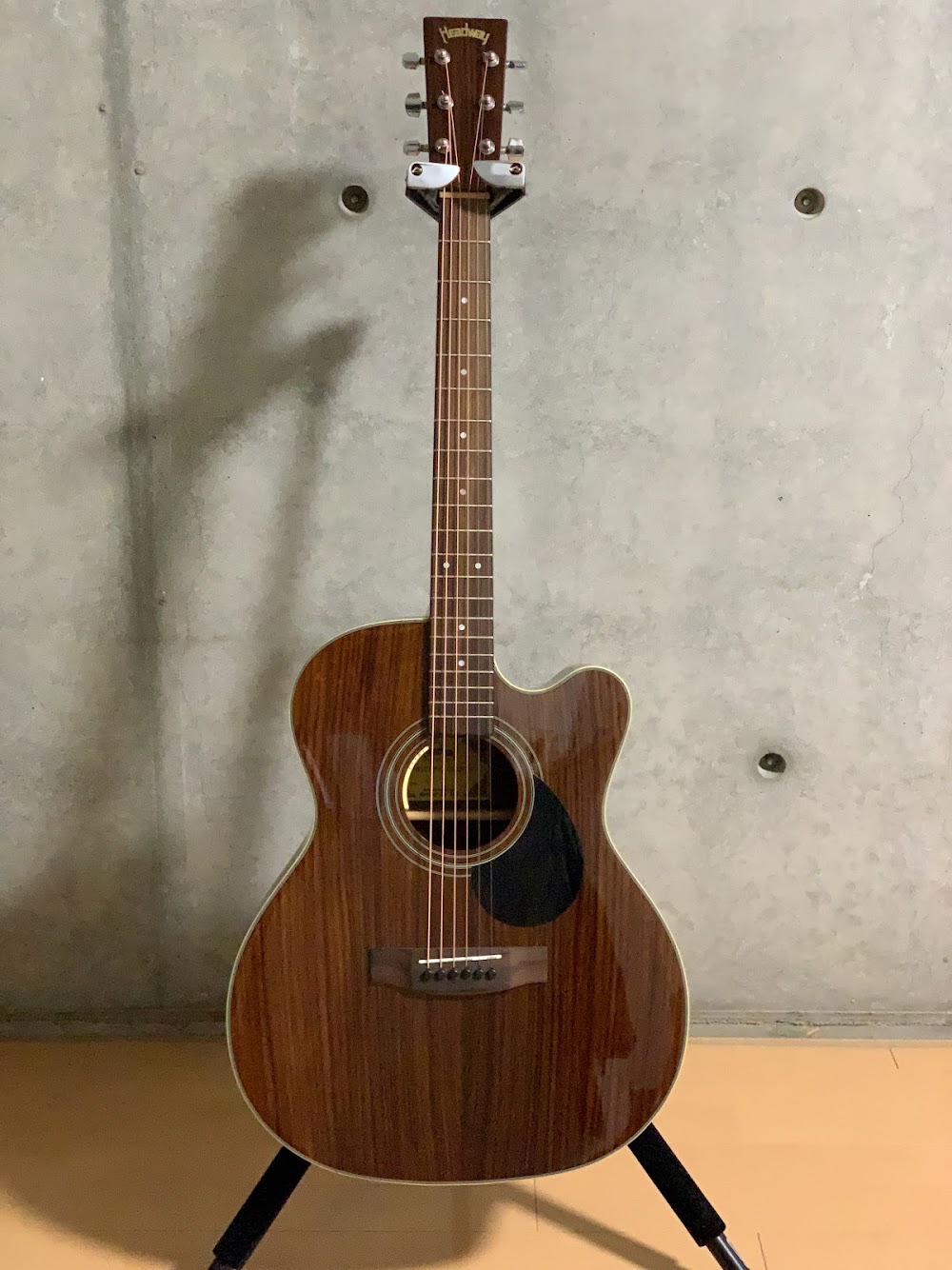 【Headway HEC-55R】愛用のローズウッドのギターを紹介 - イノのひとりごとレコード